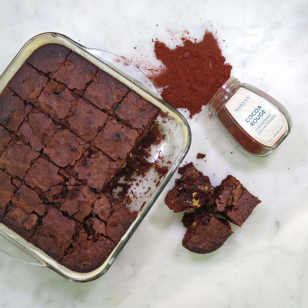 Cocoa Rouge Brownies - Makana Confections